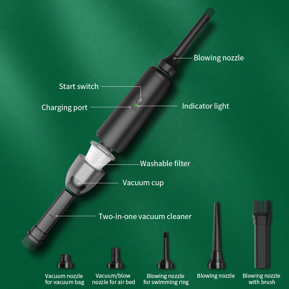 Air Duster For PC Blow or Suck duster-VC14A